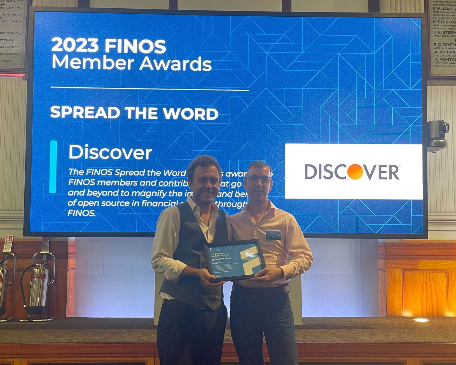 Congratulations to the 2023 FINOS Member Award Winners